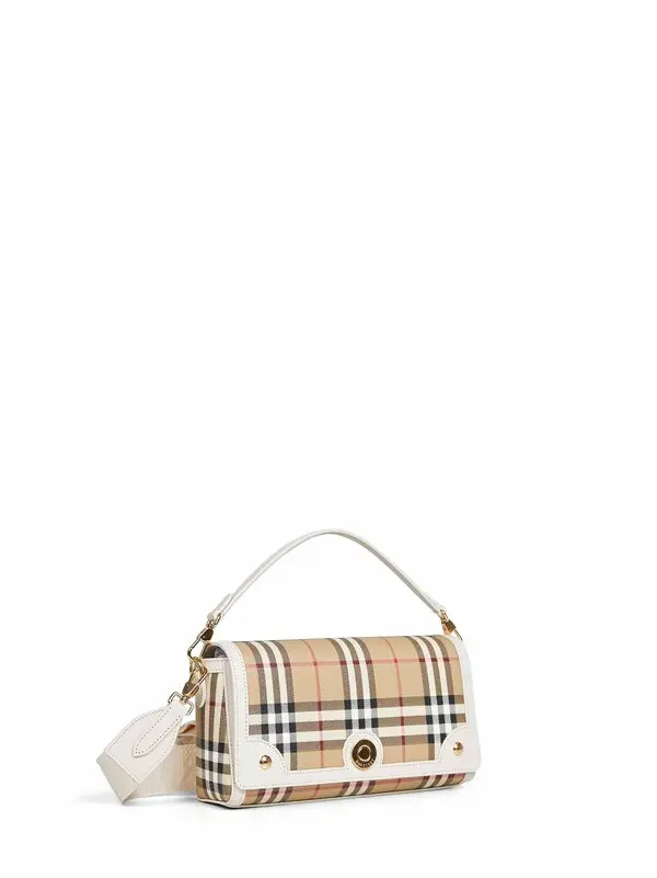 Burberry Vintage Check Note Top Handle Bag