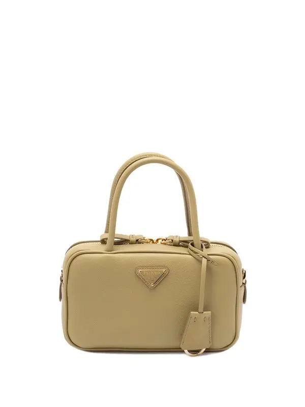 Prada Calf Leather Satchel Bag - Multicolor