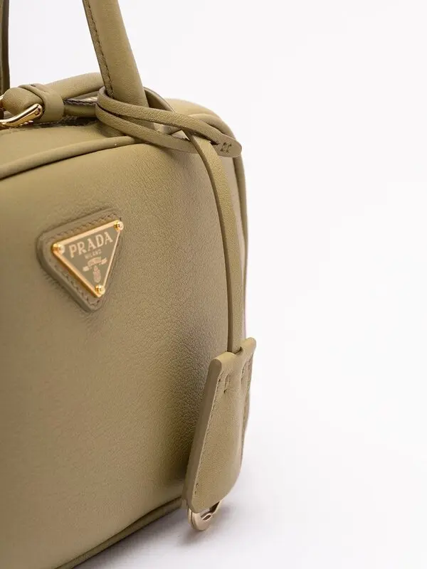 Prada Calf Leather Satchel Bag - Multicolor