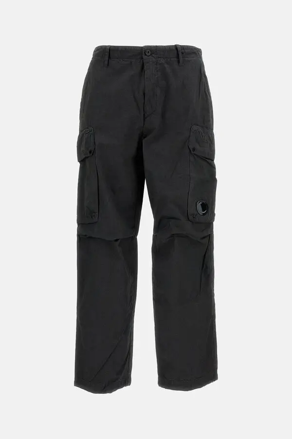 C.P. COMPANY Micro-reps Cargo Trousers With Lens Detail - Multicolor