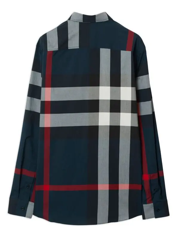 Burberry Check Cotton Shirt - Multicolor