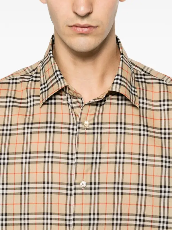 Burberry Check Cotton Shirt