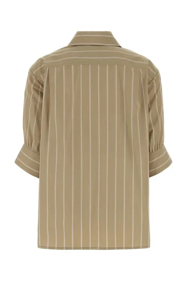 JIL SANDER Embroidered Poplin Shirt - Multicolor