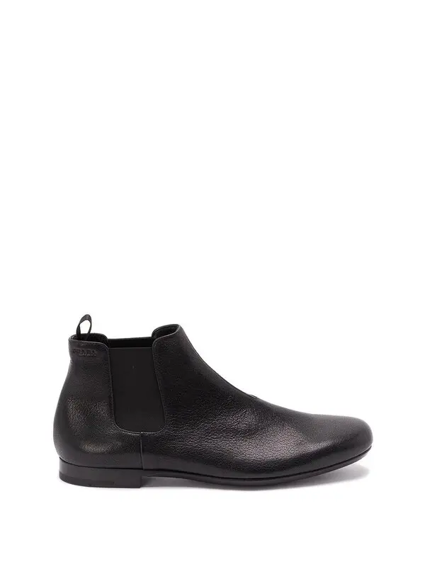 Prada Leather Chelsea Boots