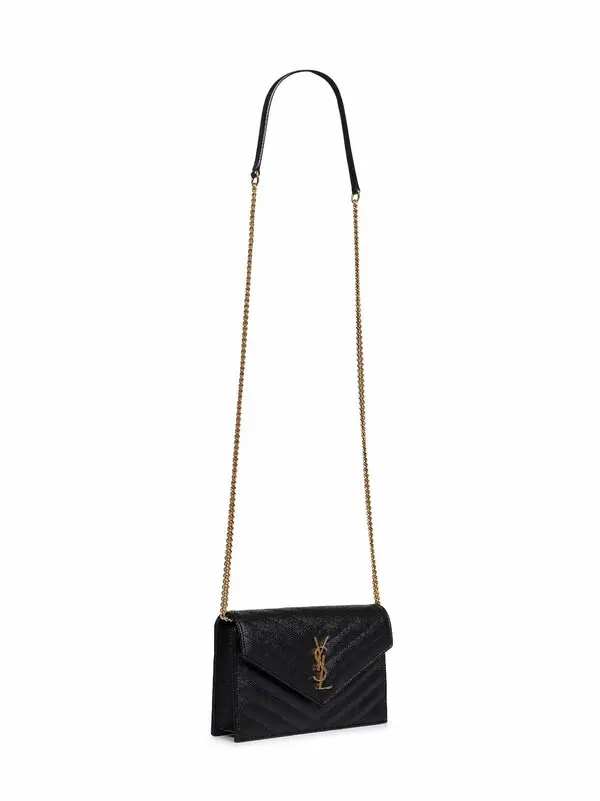 Saint Laurent Cassandre Classic Envelope Clutch With Chain Strap