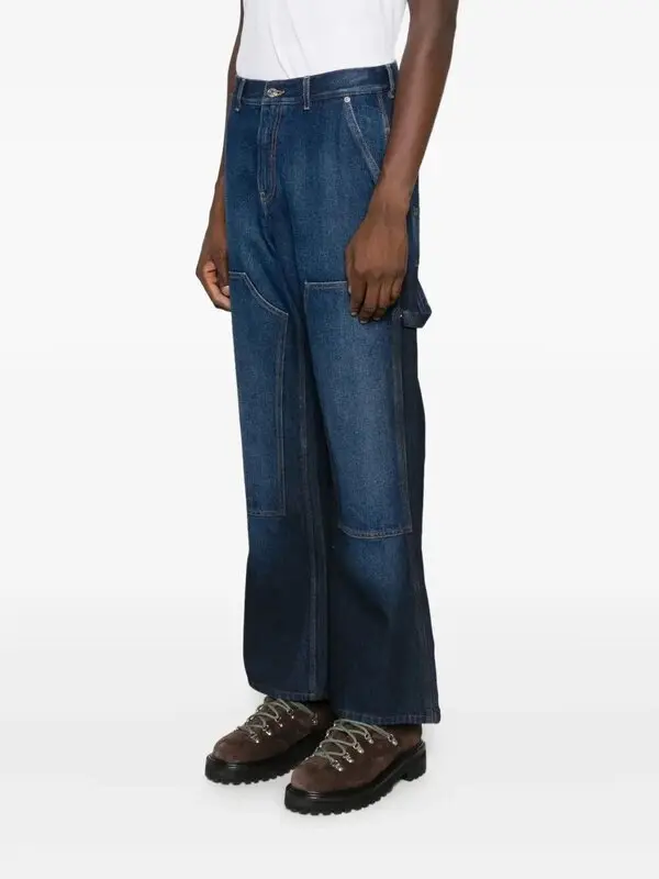 Off-White Gothic Ow Flare Carpenter Jeans - Multicolor