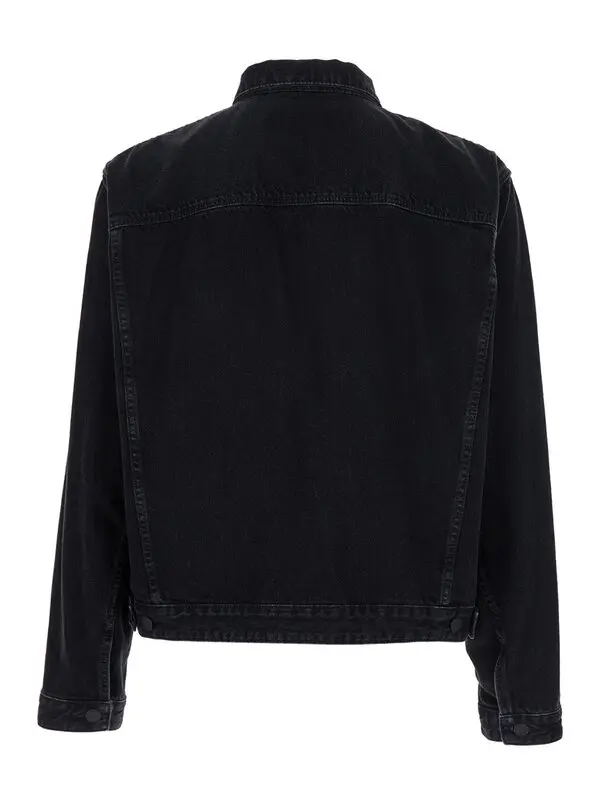 Dsquared2 Denim Jacket With Embossed Logo