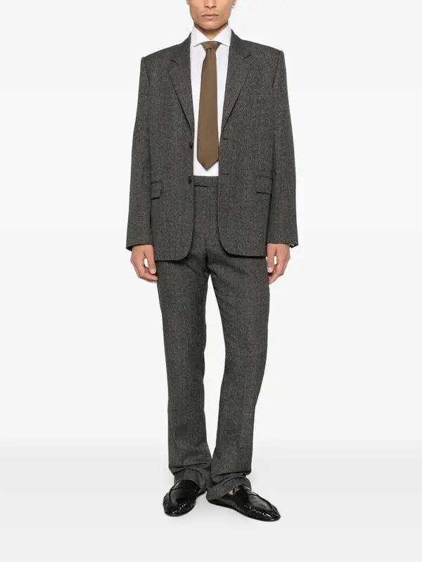 Gucci Wool Mouliné Single-breasted Jacket