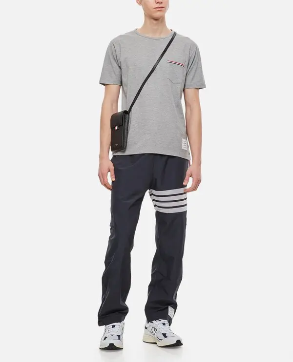 Thom Browne Ss Rwb Pocket Jersey Cotton T-shirt