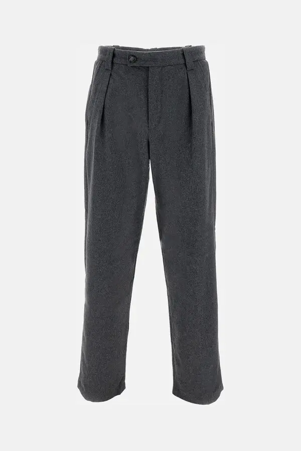 A.p.c. Renato Wool Blend Pleated Trousers - Multicolor