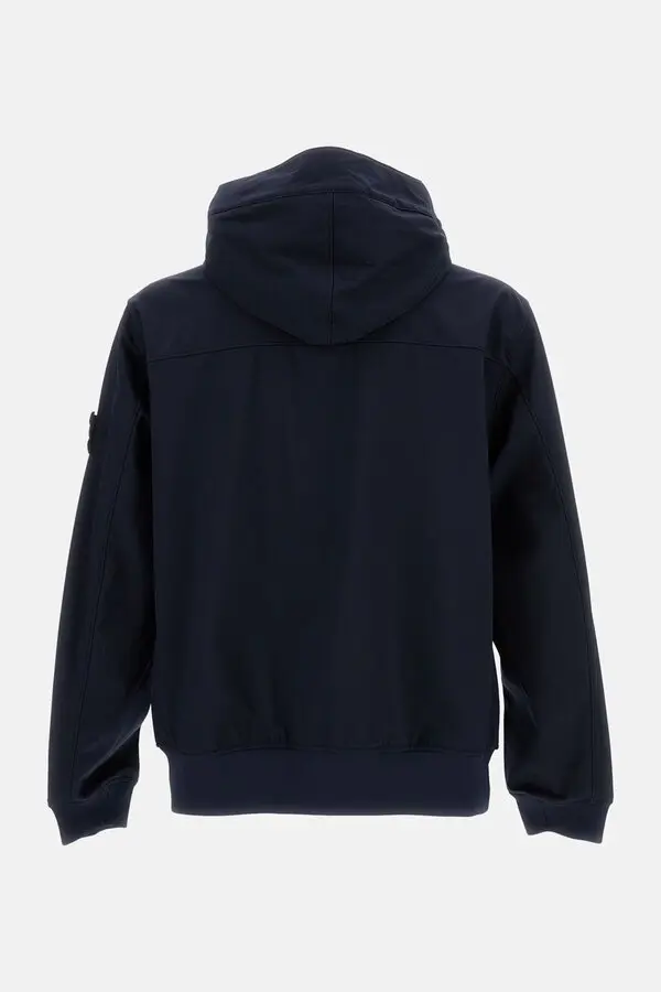Stone Island Soft Shell Hooded Jacket - Multicolor