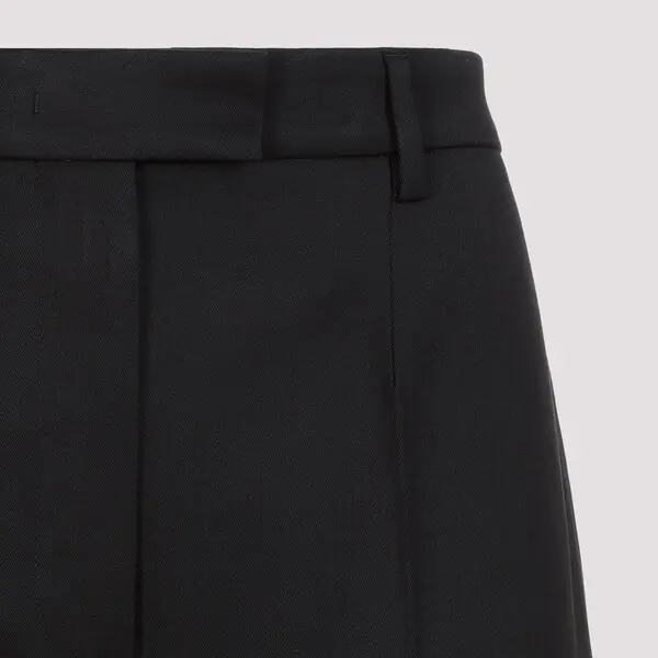 Prada Wool Trousers - Black