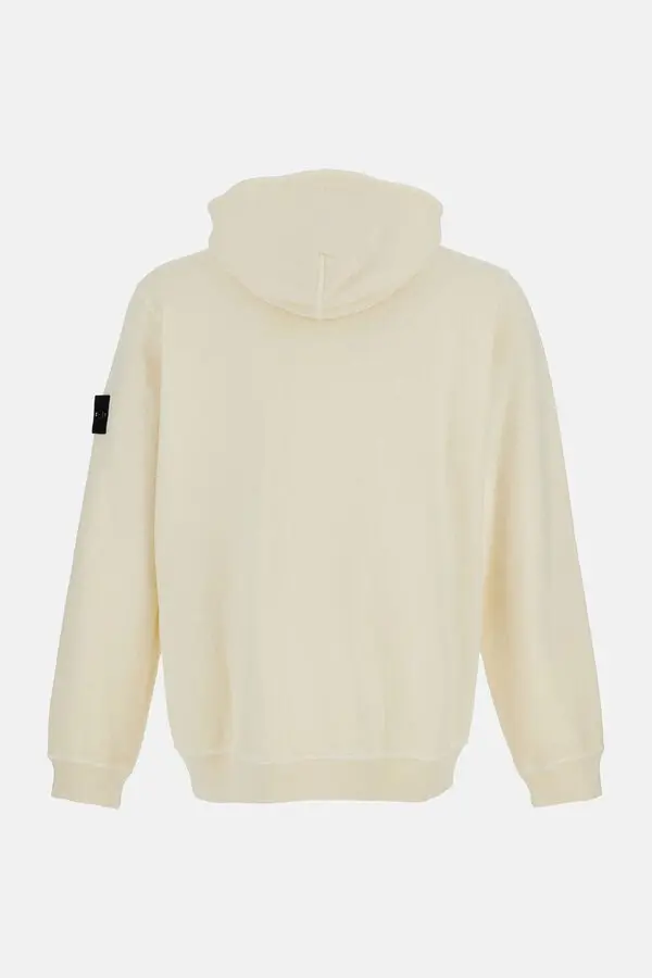 Stone Island Organic Cotton Fleece Hoodie