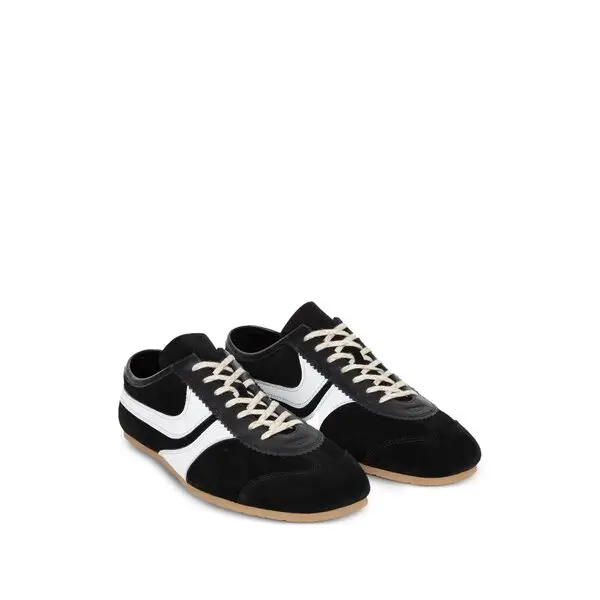 Dries Van Noten Low-top Suede Sneakers With Striped Detailing