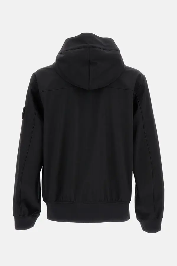 Stone Island Soft Shell Hooded Jacket - Multicolor