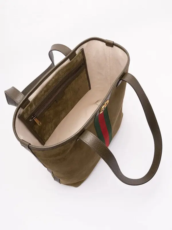 Gucci Calf Leather Tote - Multicolor