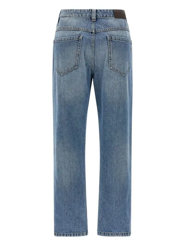 Brunello Cucinelli Straight Leg Cotton Jeans