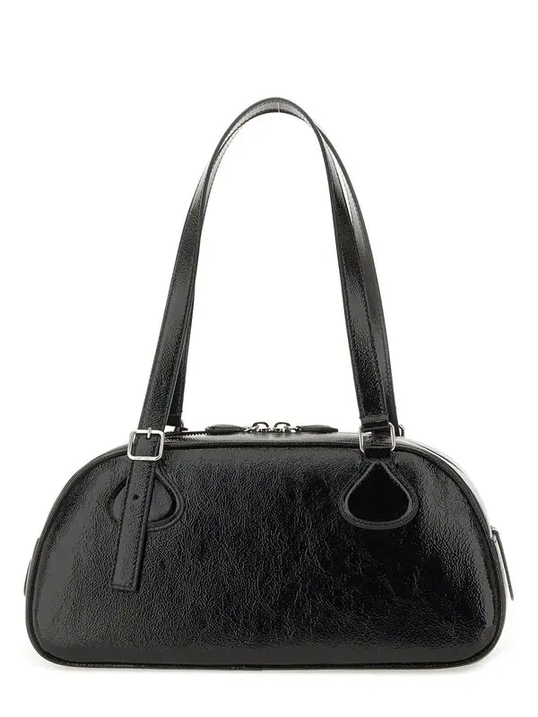 COURREGES Shoulder Bag Friday Medium - Black