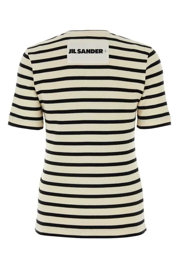 JIL SANDER Embroidered Cotton T-shirt
