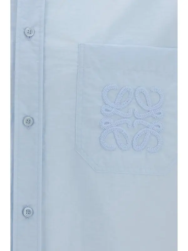 Loewe Short-sleeve Cotton Blend Shirt