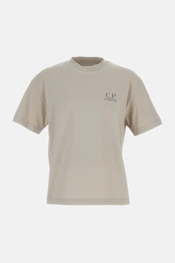 C.P. COMPANY Crew Neck Logo T-shirt - Multicolor