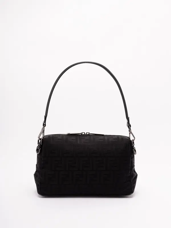 Fendi Ff Logo Monogram Baguette Bag