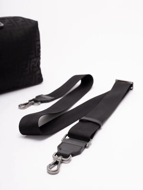 Fendi Ff Logo Monogram Baguette Bag