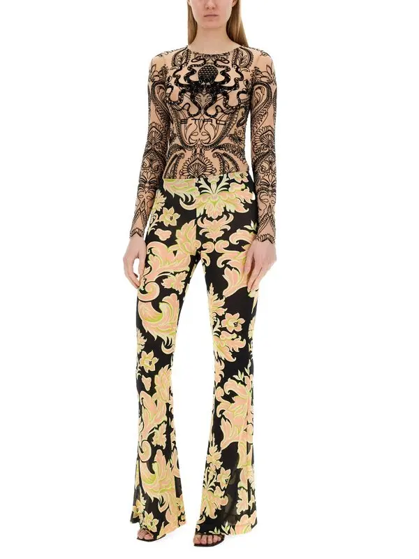 Etro Printed Jersey Slim Fit Pants