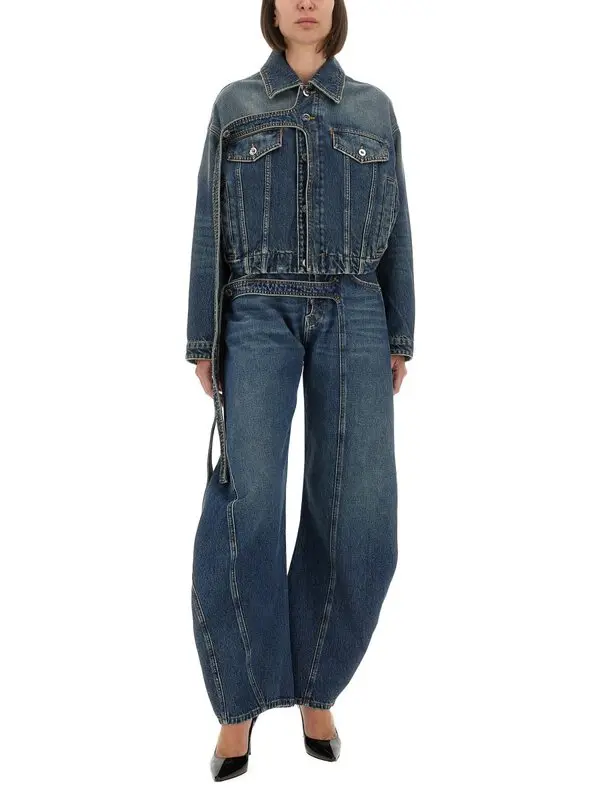 JEAN PAUL GAULTIER Oversize Denim Jacket - Blue