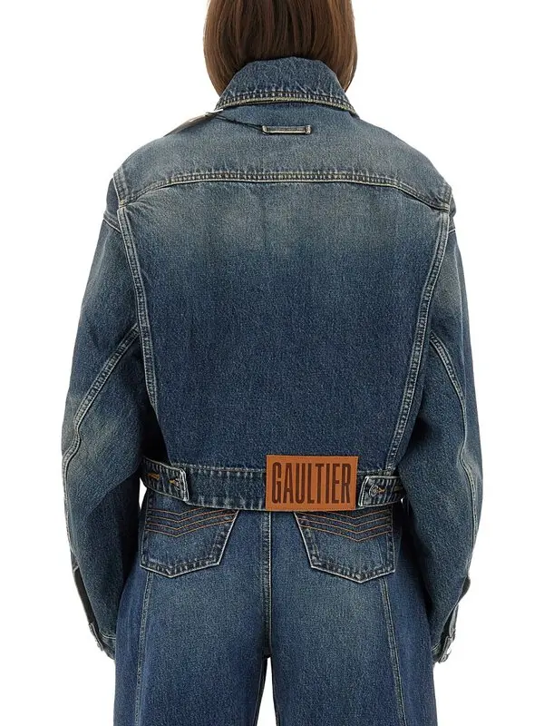 JEAN PAUL GAULTIER Oversize Denim Jacket - Blue
