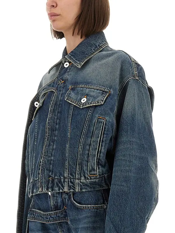 JEAN PAUL GAULTIER Oversize Denim Jacket - Blue