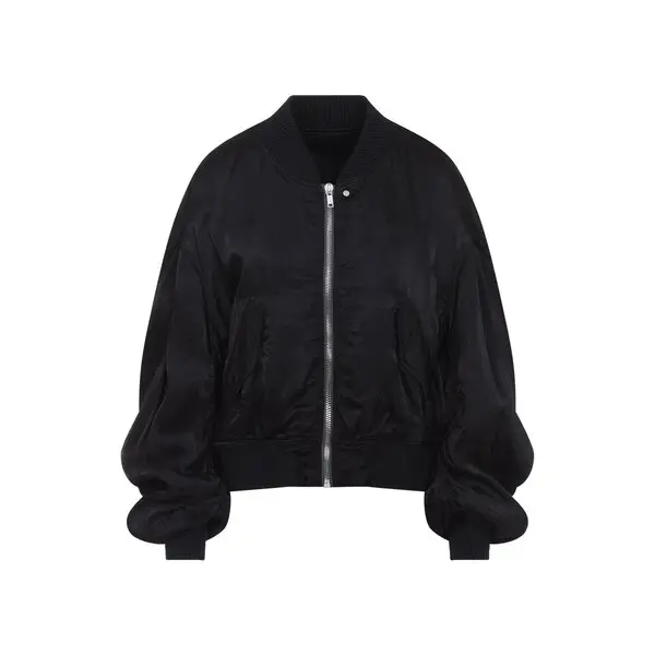 Rick Owens Secchia Flight Jacket - Black