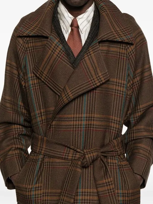 Saint Laurent Wool Raglan Coat