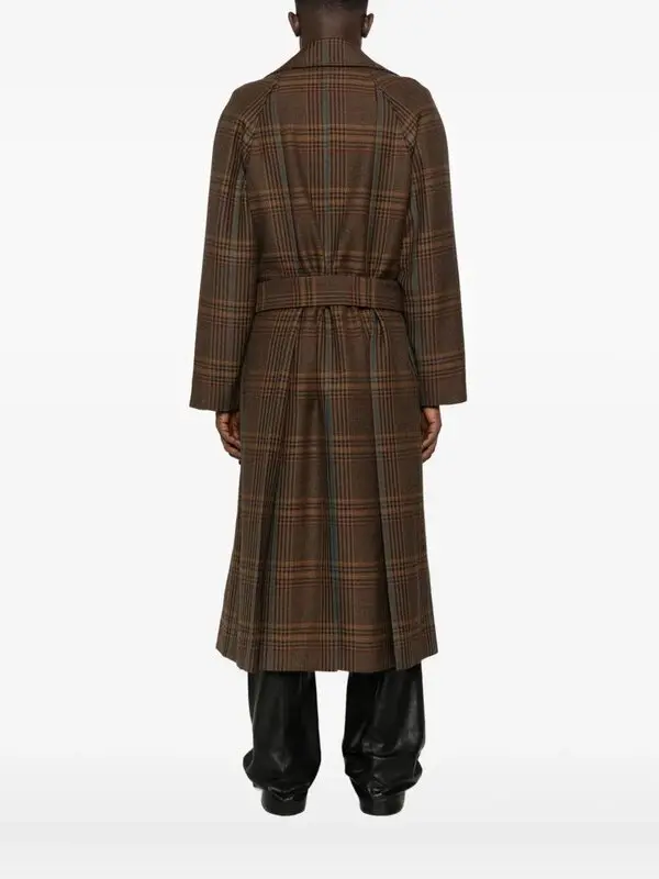 Saint Laurent Wool Raglan Coat