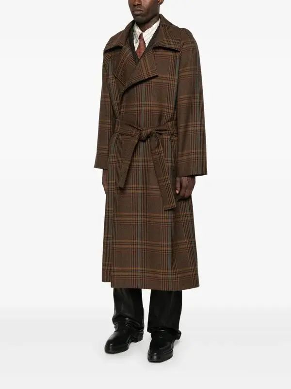 Saint Laurent Wool Raglan Coat
