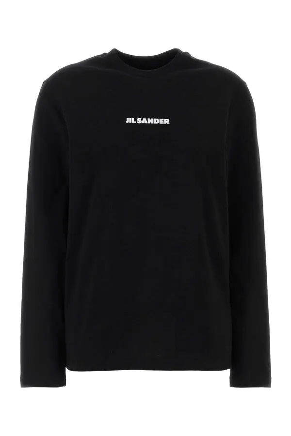 JIL SANDER Cotton T-shirt - Black