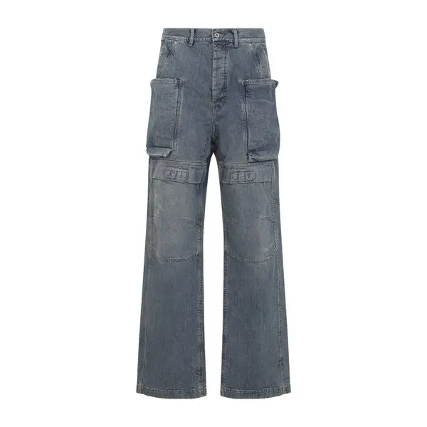Rick Owens Stefan Cargo Jeans - Blue