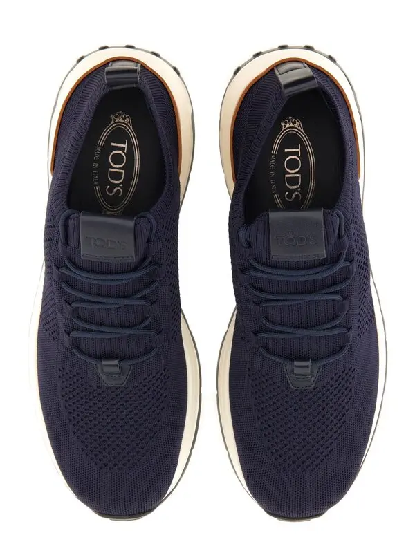 TOD'S Technical Knit Sneakers - Blue