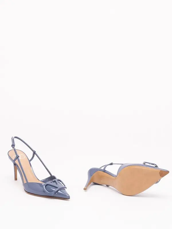 Valentino Garavani Vlogo Signature Slingback Pumps