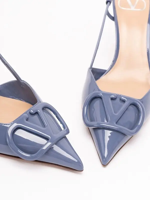 Valentino Garavani Vlogo Signature Slingback Pumps