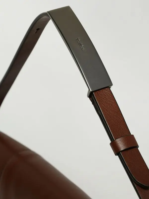 Max Mara Leather Shoulder Bag - Brown