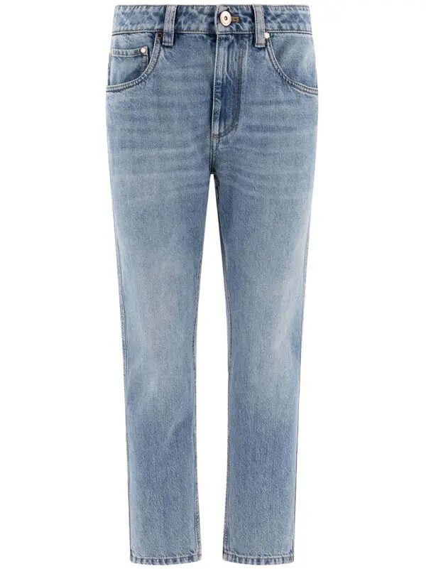 Brunello Cucinelli Denim Cotton Jeans - Multicolor
