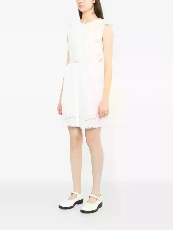 LESS Cutwork Sleeve Shirt Dress