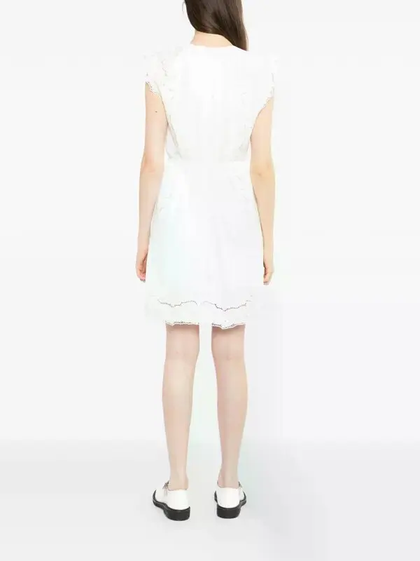 LESS Cutwork Sleeve Shirt Dress