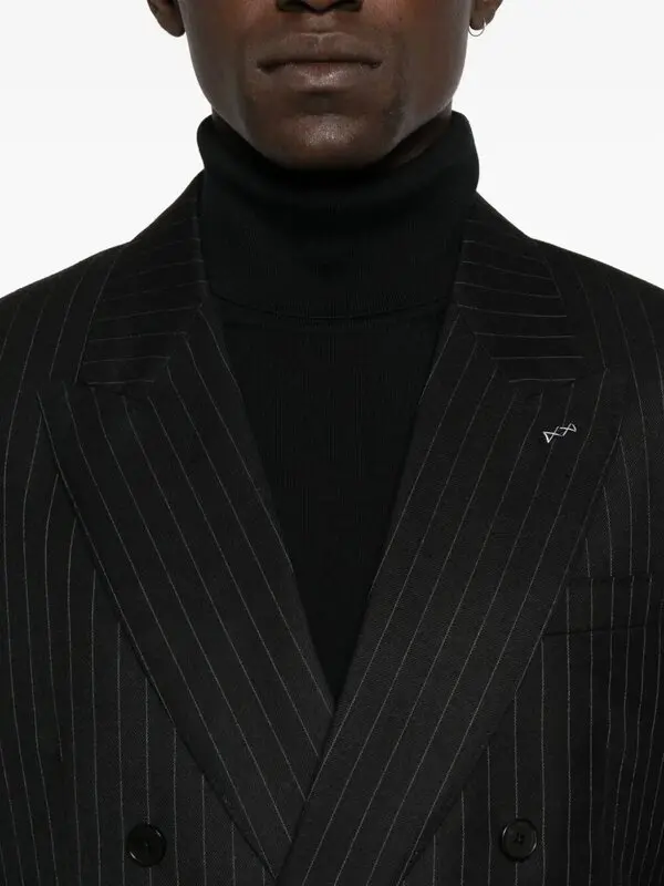 Givenchy Wool Double-breasted Pinstripe Jacket