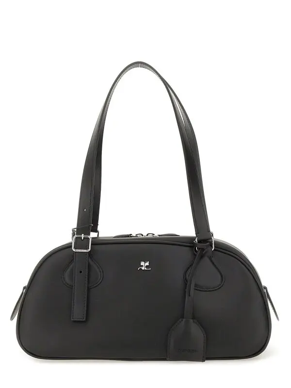 COURREGES Bowling Bag Friday Medium - Black