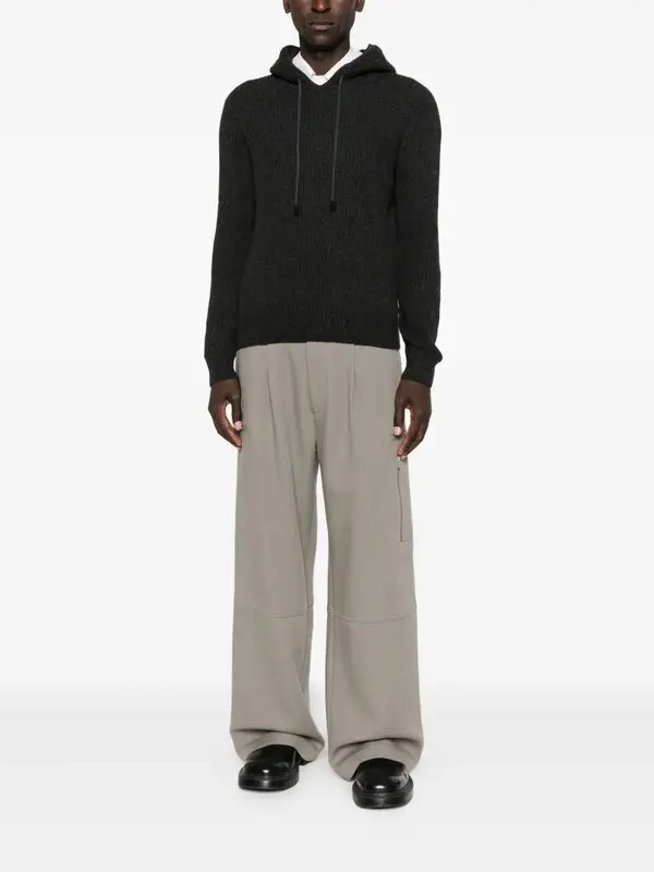 Tagliatore Wool Hooded Sweater