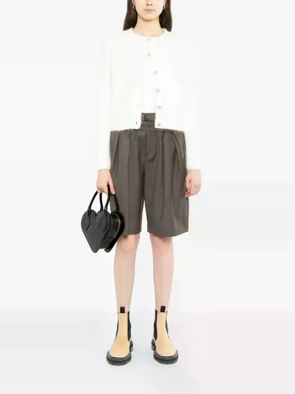 JNBY Textured Wool-blend Shorts