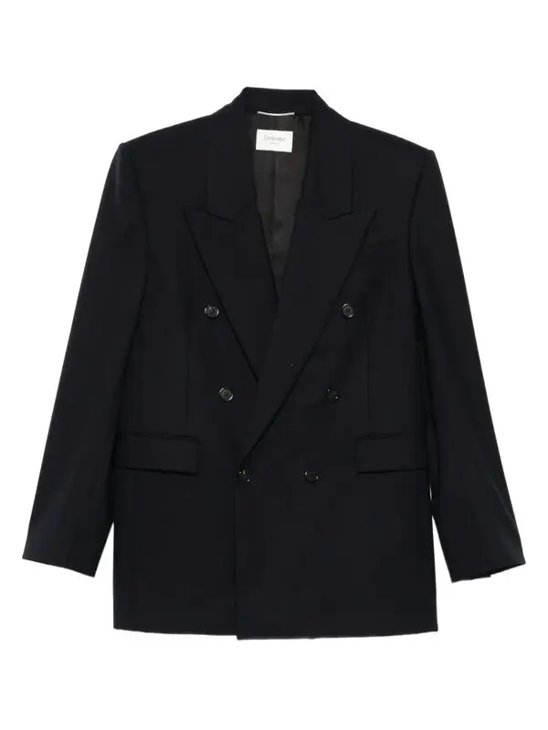 Saint Laurent Double-breasted Blazer - Multicolor