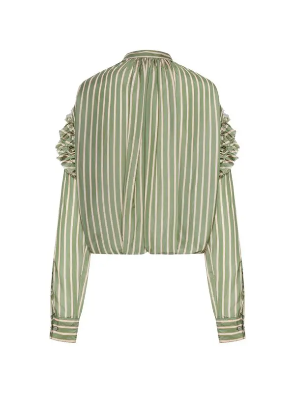 Dries Van Noten Embroidered Striped Shirt - Multicolor